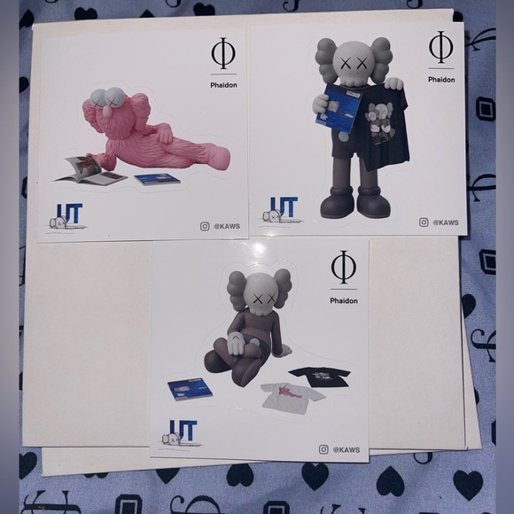 KAWS | Art | Kaws X Uniqlo Sticker Set | Poshmark